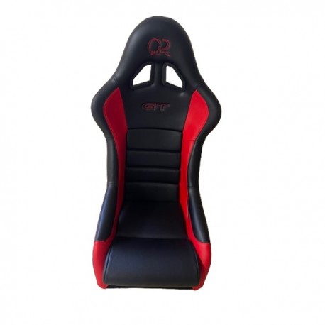 siège bacquet FIA Good Race GT vinyl noir/rouge - POLYCAR CONCEPT SPORT ...